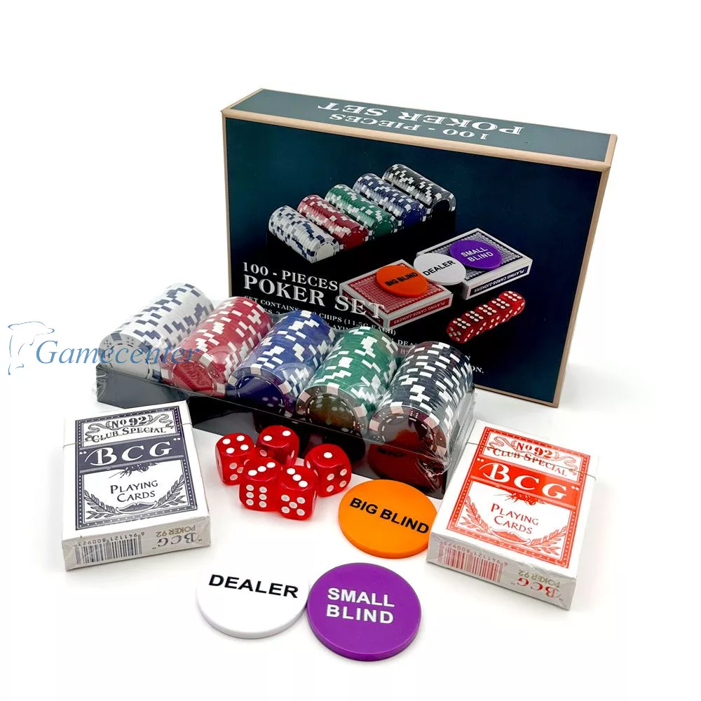 Poker set Travel , 100kom. Dice žetoni - gamecenter.rs